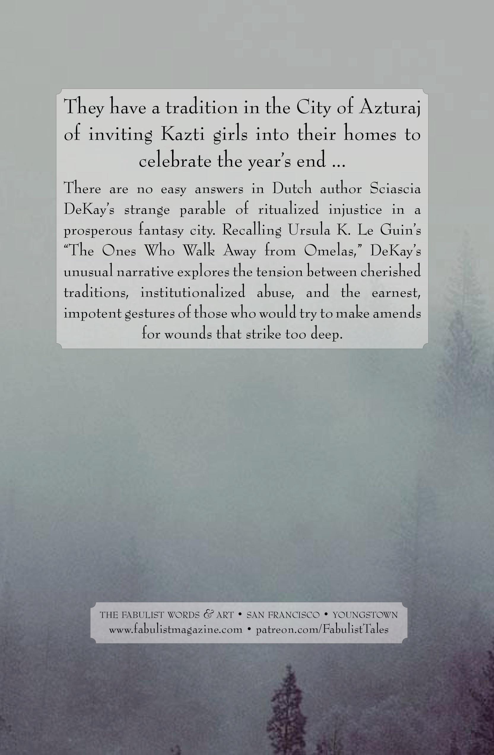 "Kazti Girls," by Sciascia DeKay > The Fabulist Words & Art